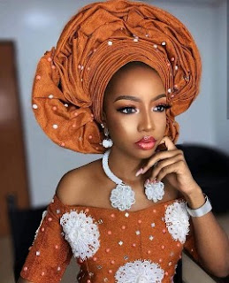 Simple Gele styles suitable for traditional outfits - Somyarriy's Blog
